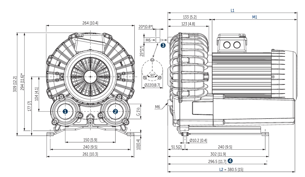 Becker SV 130/1 Side Channel Blower from China manufacturer - Dongguan ...
